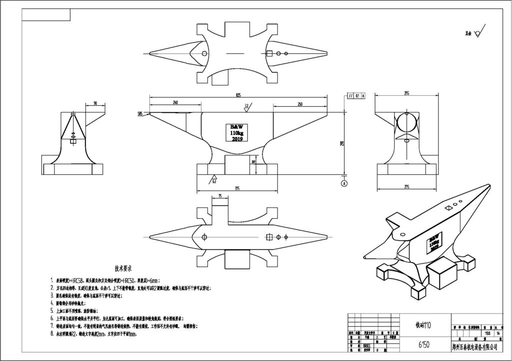 B&W ANVIL – Forge Tools Australia
