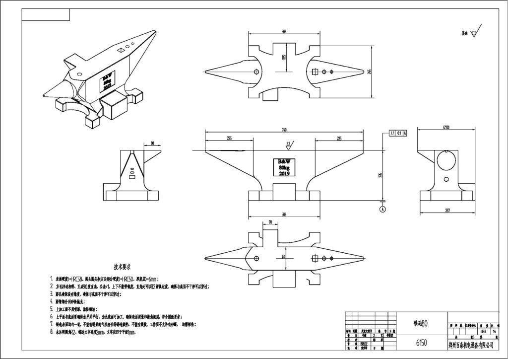 B&W ANVIL – Forge Tools Australia